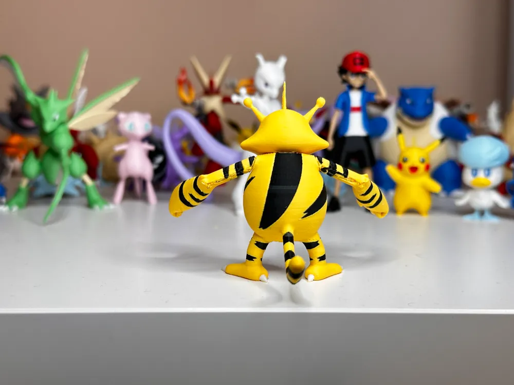 Electabuzz (Pokemon) Multipart 63mm tall by LC.Figure - MakerWorld