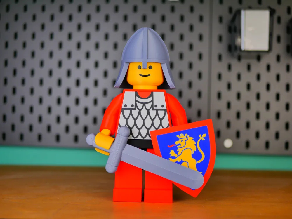 5-1 Classic Castle Crusader Knight by Panic & Confusion MakerWorld: Download Free 3D Models