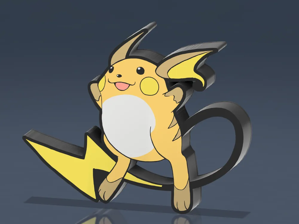 Original Raichu Lightbox by Sitsero - MakerWorld