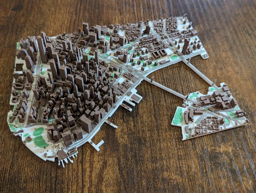 New York City Lower Manhattan 3D Mini (MultiColor) by jarvizar ...