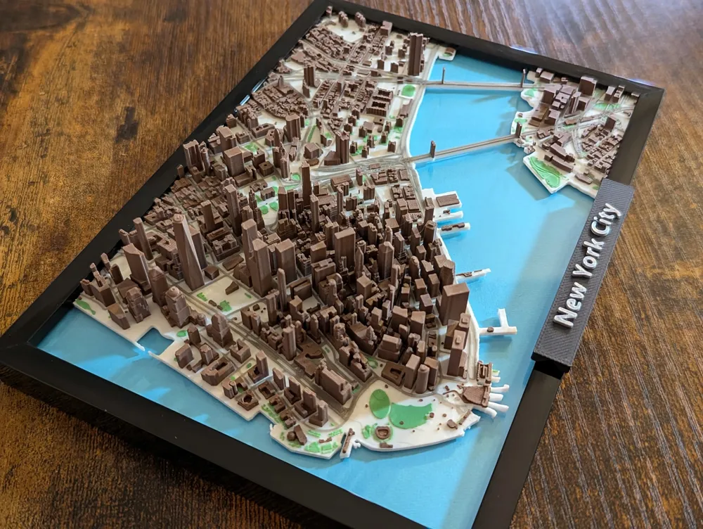New York City Lower Manhattan 3D Mini (MultiColor) by jarvizar ...
