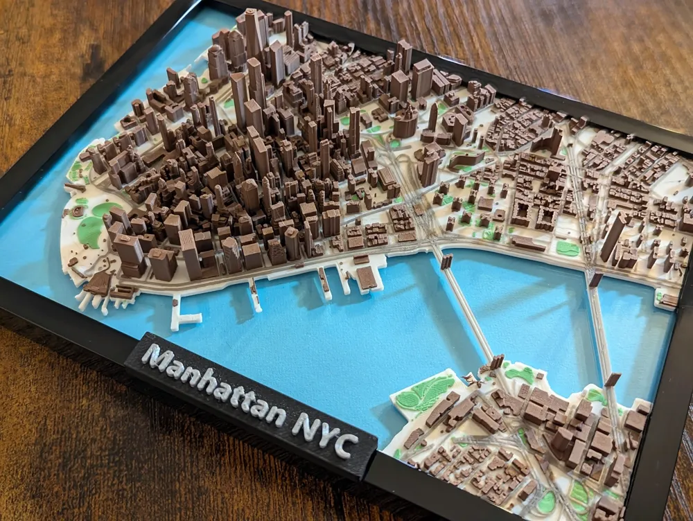 New York City Lower Manhattan 3D Mini (MultiColor) by jarvizar ...