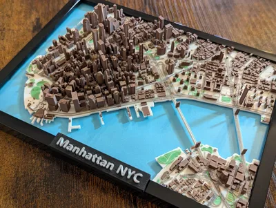 New York City Lower Manhattan 3D Mini (MultiColor) by jarvizar ...