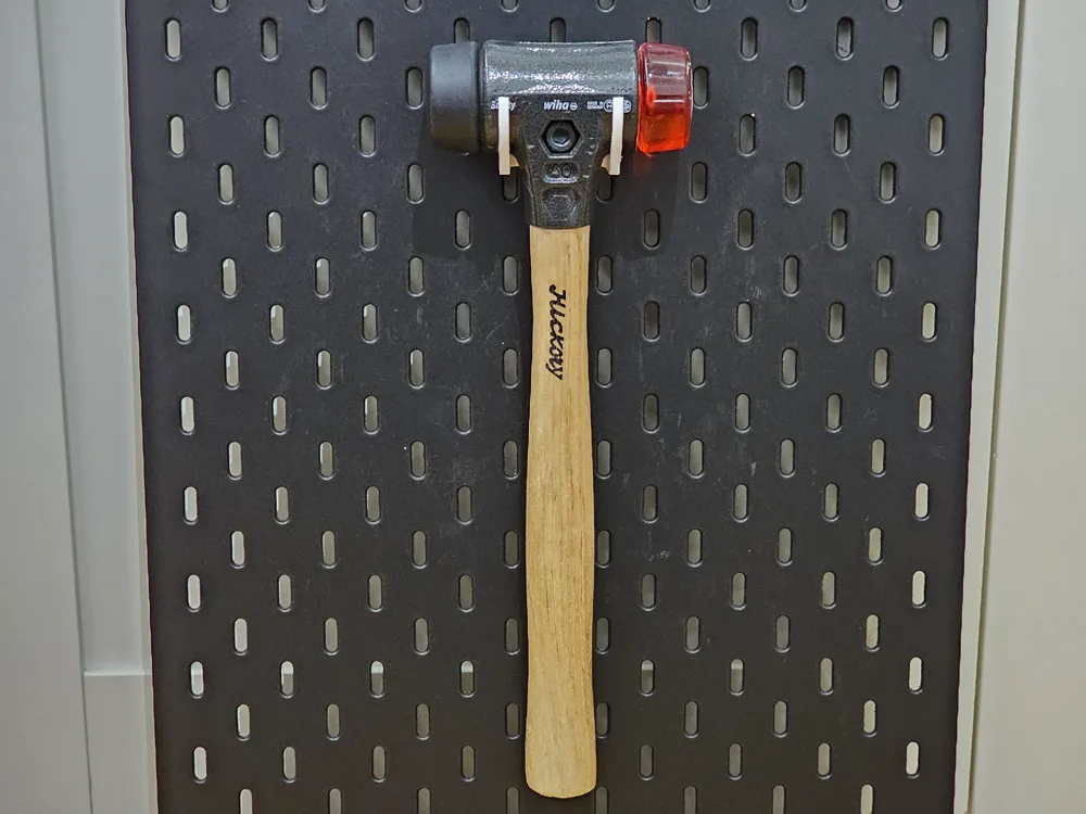 Rubber Mallet / Hammer Holder for IKEA Skadis by AU3D - MakerWorld