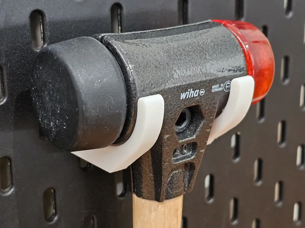 Rubber Mallet / Hammer Holder for IKEA Skadis by AU3D - MakerWorld