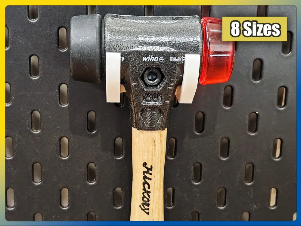 Rubber Mallet / Hammer Holder for IKEA Skadis by AU3D - MakerWorld