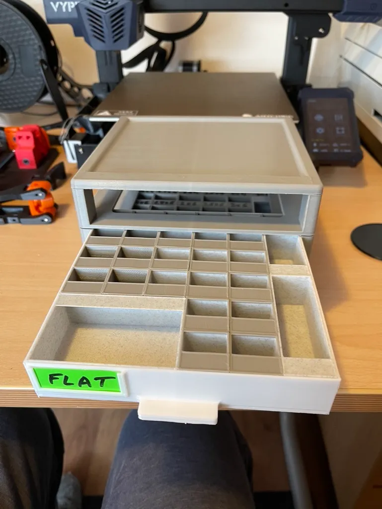 Stackable, Modular Screw Box / Organizer by Levytek - MakerWorld