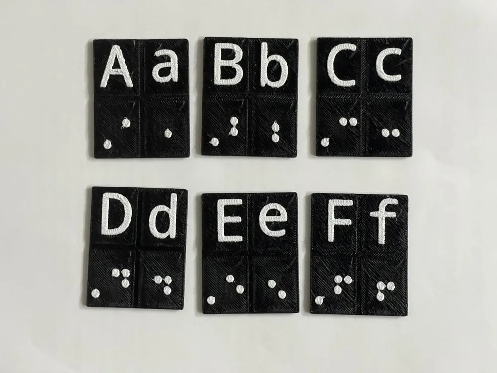 Braille Alphabet Flashcards - Free 3D Print Model - MakerWorld