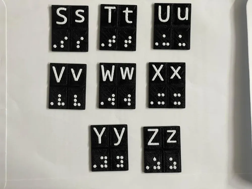 Braille Alphabet Flashcards - Free 3D Print Model - MakerWorld