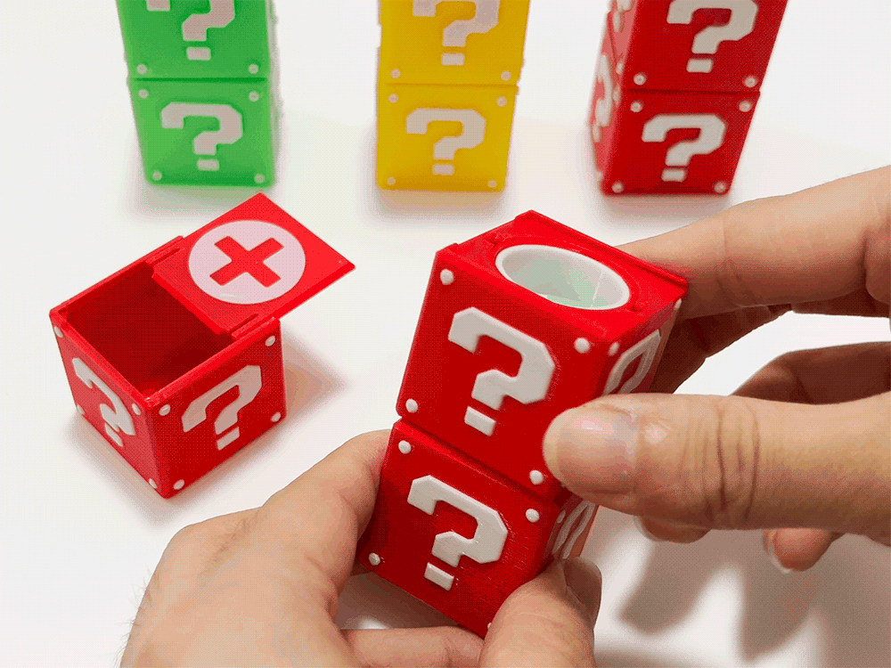 Mario Travel Portable Pill Box (Multi-layer Infinite Assembly) Small ...