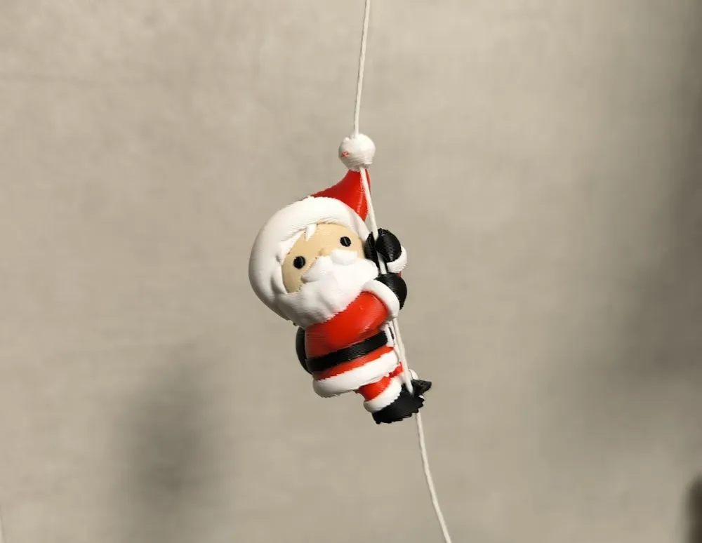 Climbing Santa - Free 3D Print Model - MakerWorld