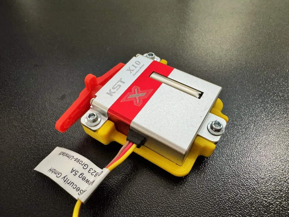 KST X10 V8 Servo Wing Mount Bracket - Free 3D Print Model - MakerWorld