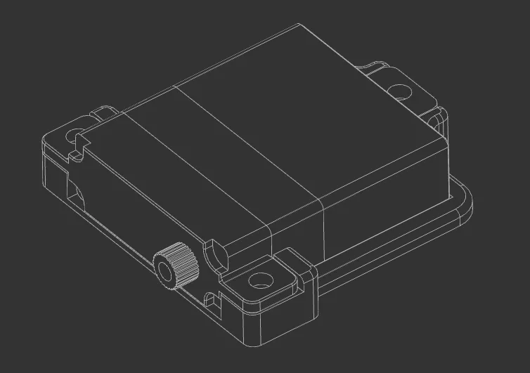 Staffa di montaggio servo ala KST X10 V8 - Modello di stampa 3D ...