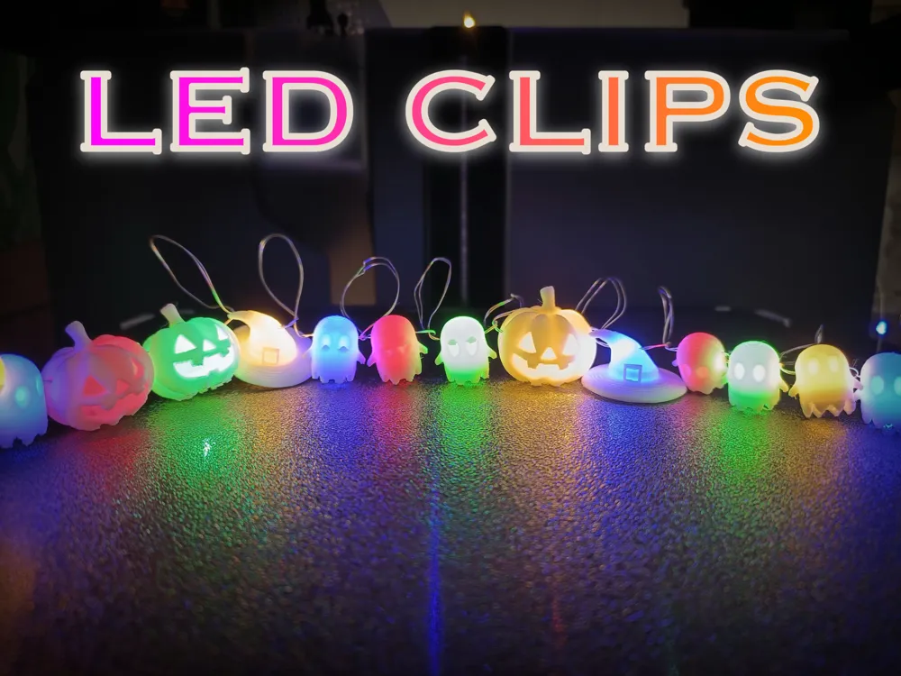 Halloween fairy lights - clips led Remixed by Ettore - MakerWorld