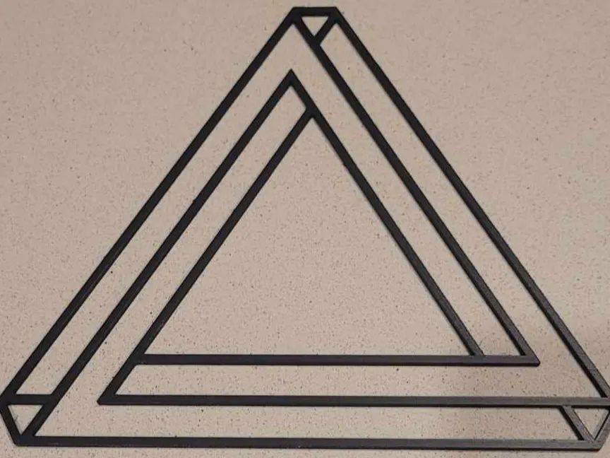 Impossible Triangle Silhouette Art by bloodVixen MakerWorld: Download ...
