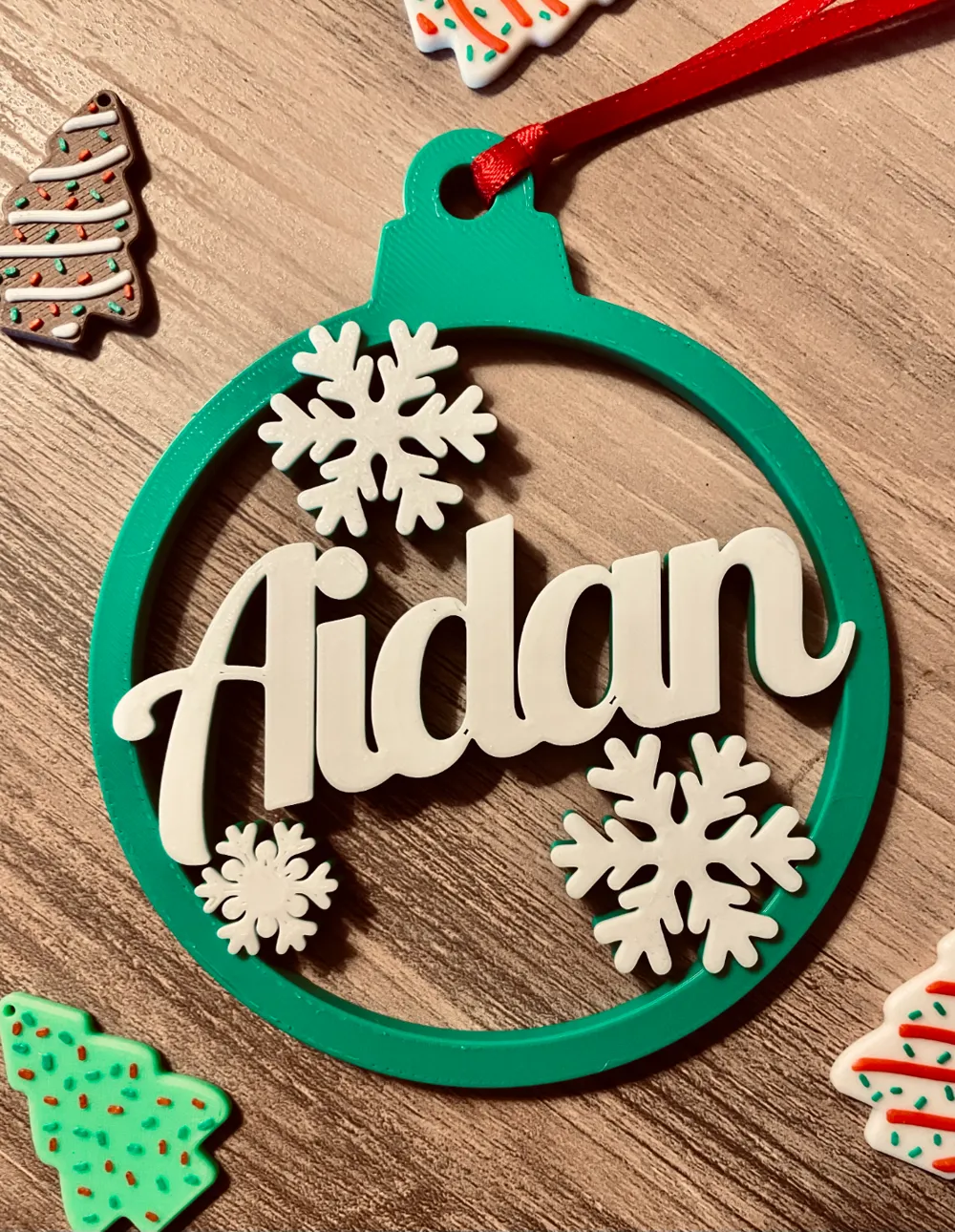 Christmas Ornament_ Customizable Name Ornament by Mr.FusibleMakerWorld ...
