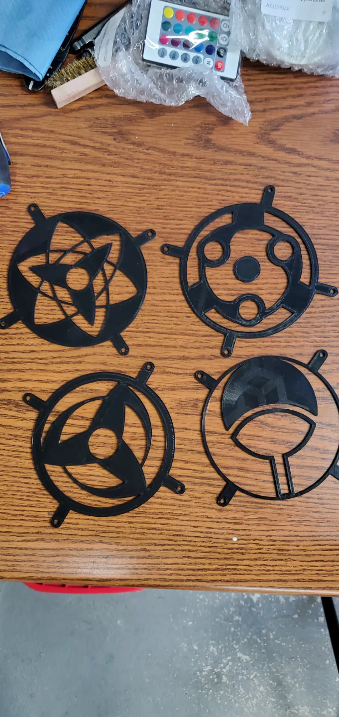 120mm naruto PC fan grill - Free 3D Print Model - MakerWorld