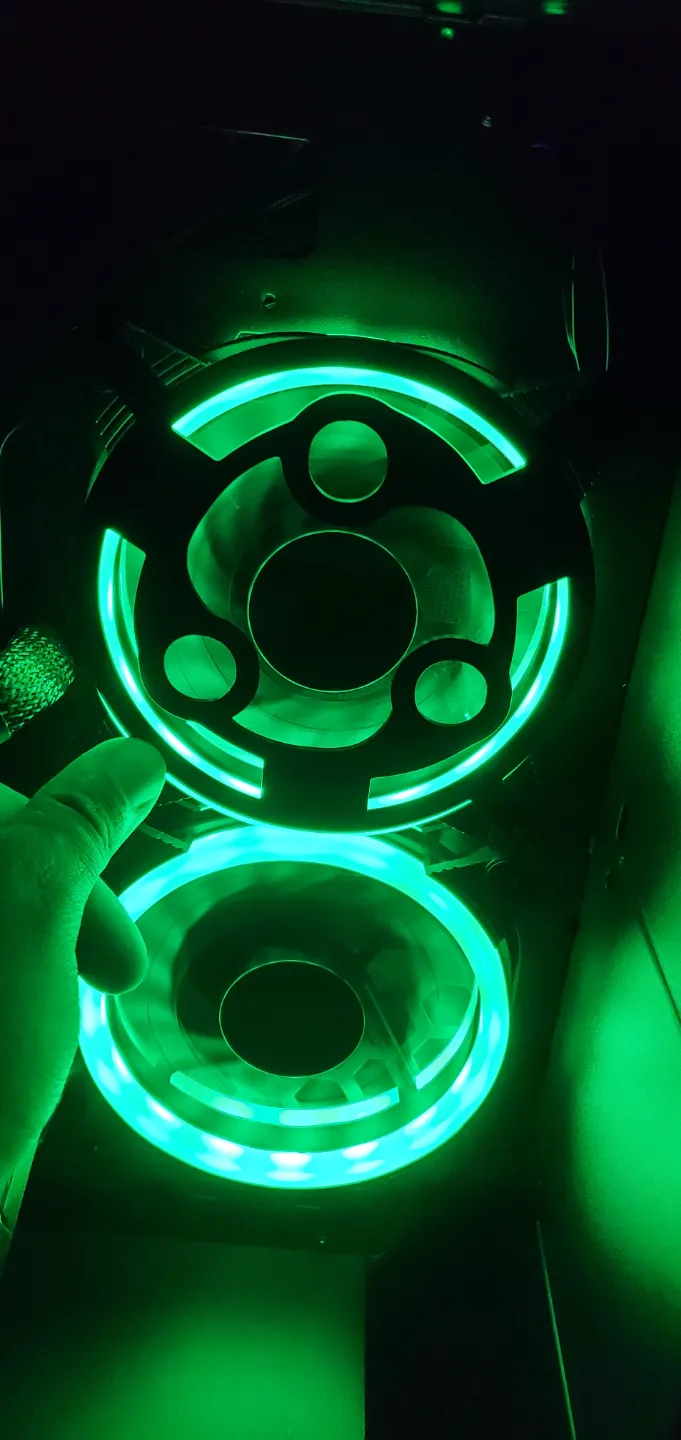 120mm naruto PC fan grill by Oskeno MakerWorld: Download Free 3D Models