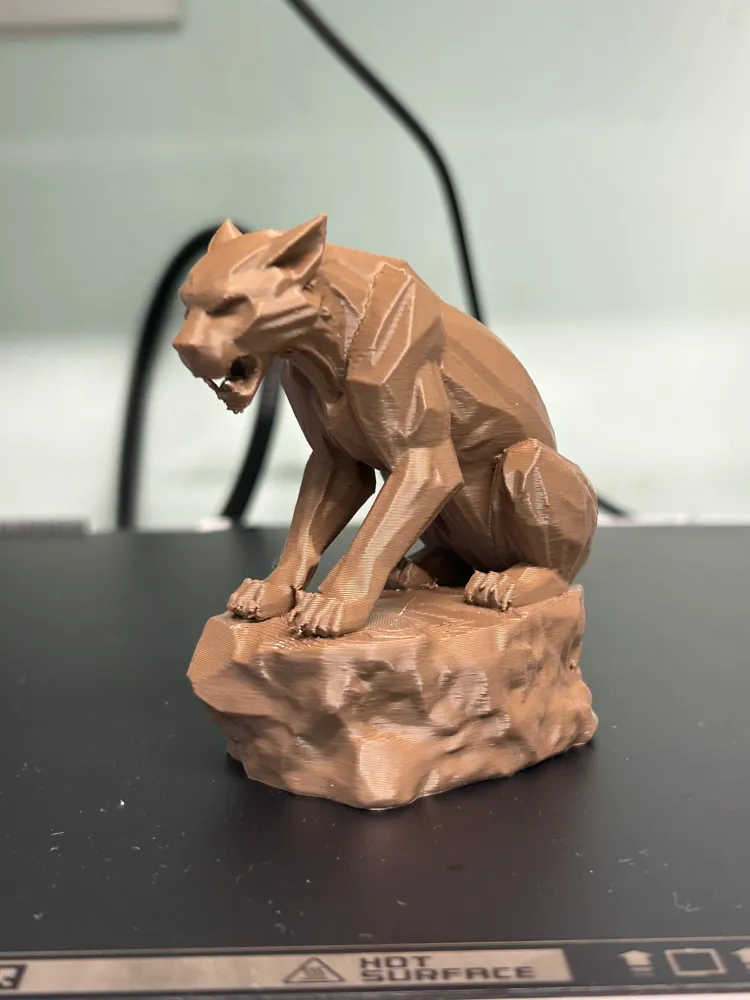 Shadow Panther Totem – Geometric Power Sculpture by Disaster MakerWorld: Download Free 3D Models