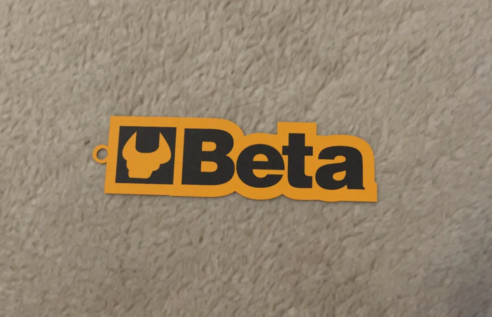 beta keychain by Vitormhs - MakerWorld