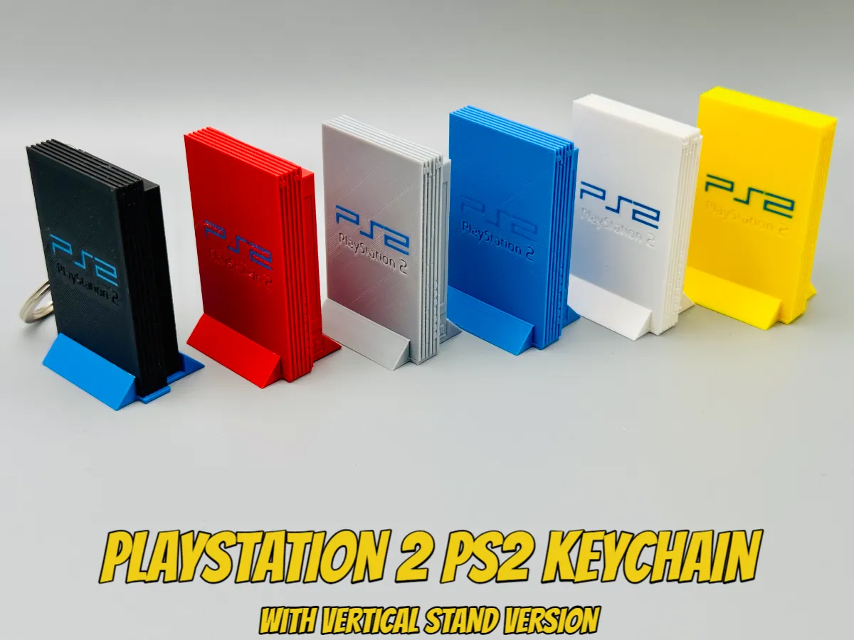 Porte-clés Playstation 2 PS2 - Modèle d'Impression 3D Gratuit - MakerWorld