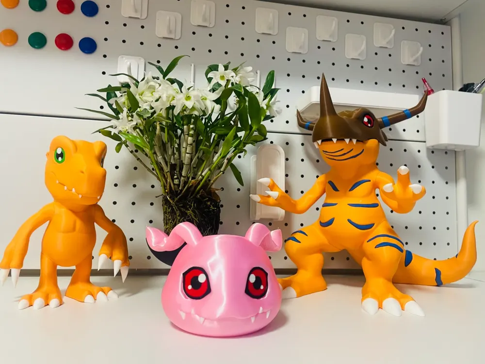 Remastered: Digimon - Koromon (Multi-color Assembly) by 手残的Leo - MakerWorld