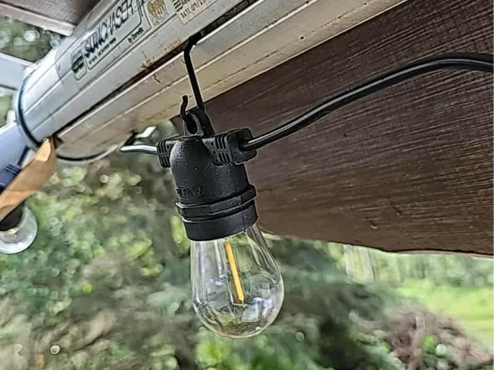 Awning hook for string lights - Free 3D Print Model - MakerWorld