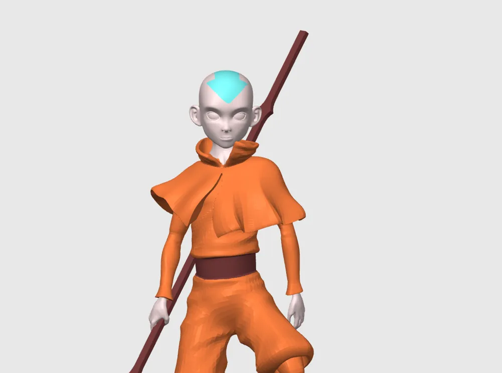 Avatar the legend of Aang (figure) Remixed by Cheap Art - MakerWorld