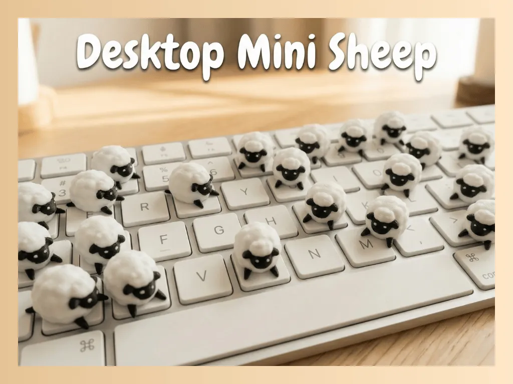 Desktop Mini Sheep - Free 3D Print Model - MakerWorld