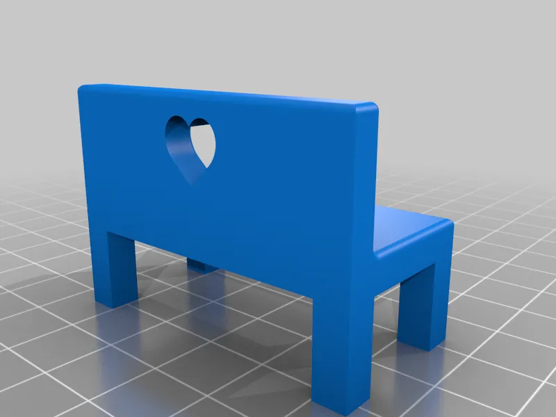 Bench heart by lov3d - MakerWorld