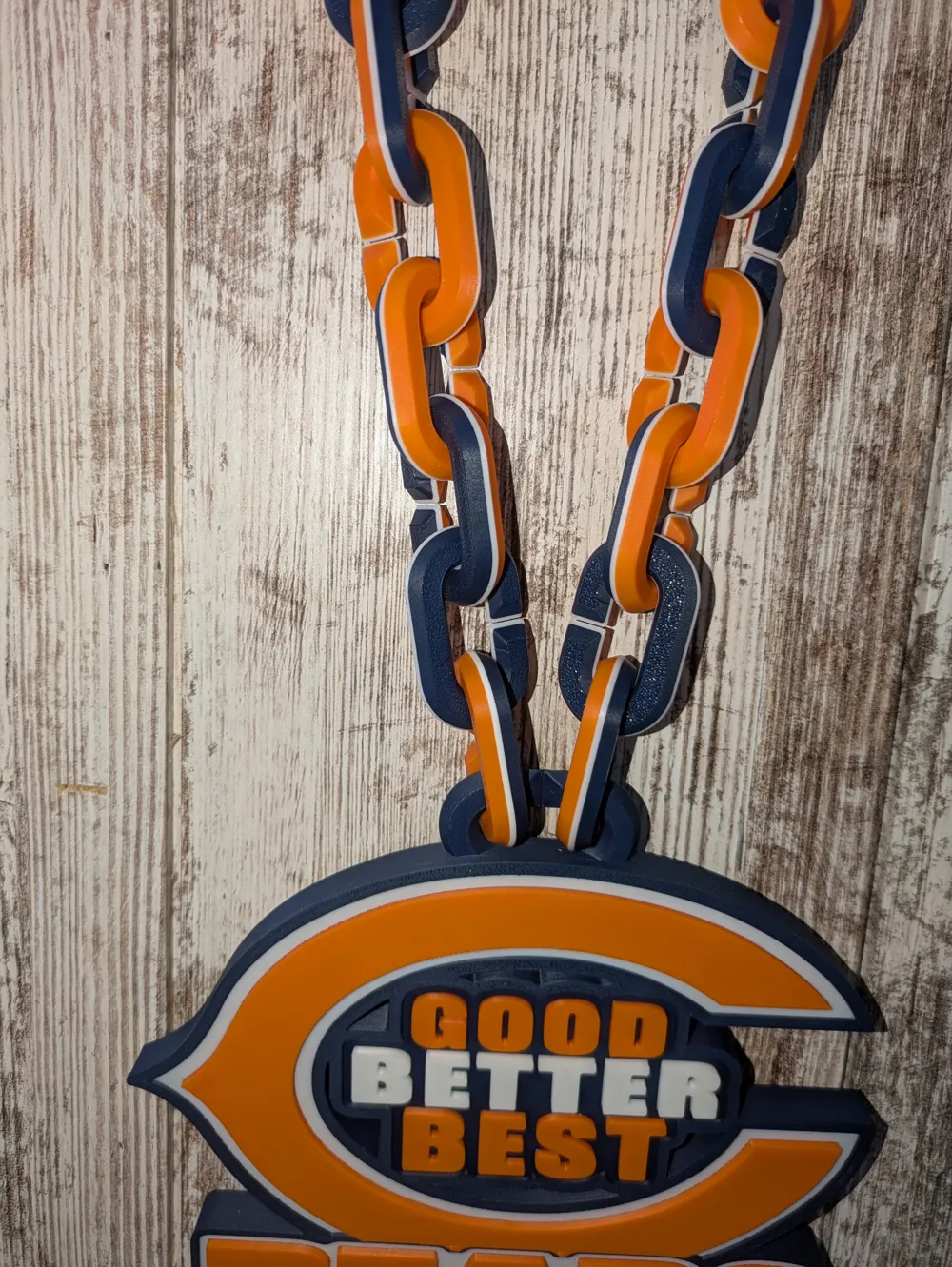 Chicago Bears GOOD BETTER BEST Oversized Chain - Free 3D Print Model ...