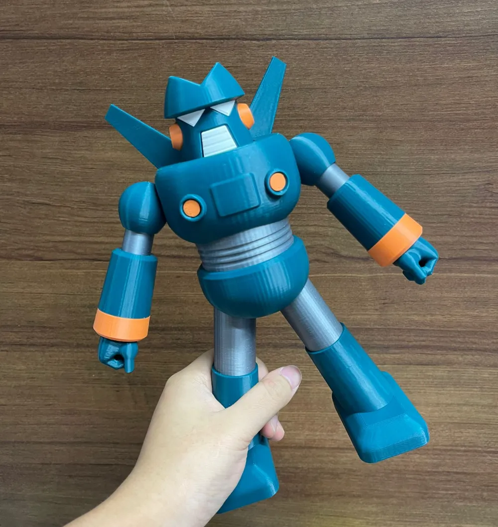 Crayon Shin-chan Kantam Robo カンタムロボ Kangdam Robot - Free 3D Print Model ...
