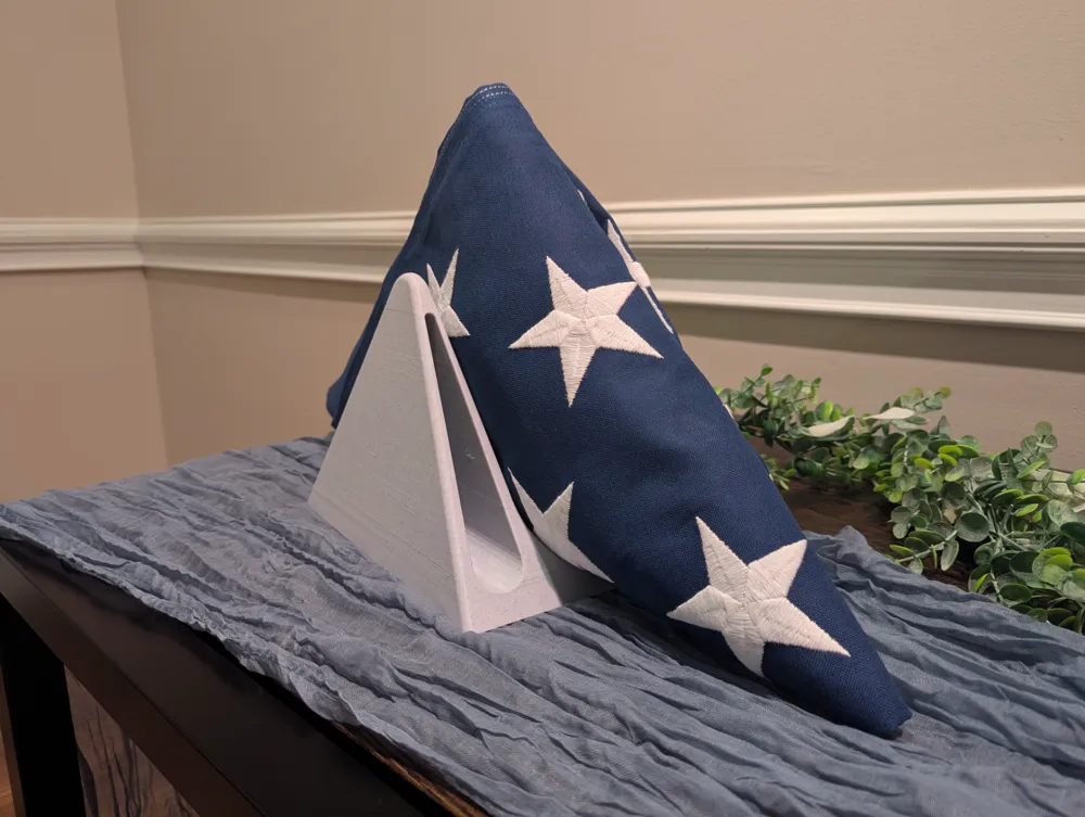 Folded American Flag Stand by Tyler3Dprints MakerWorld: Download Free ...