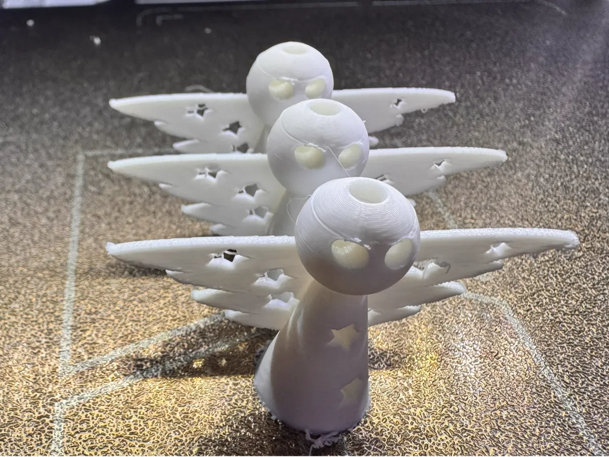 Glowing Angel for a light string by anton MakerWorld: Download Free 3D Models