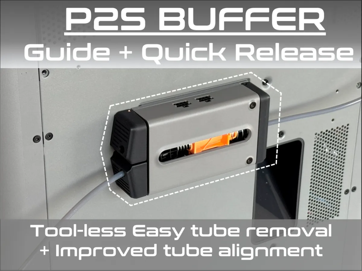 P2S Buffer Guide + Quick Release by dedge MakerWorld: Download Free 3D ...