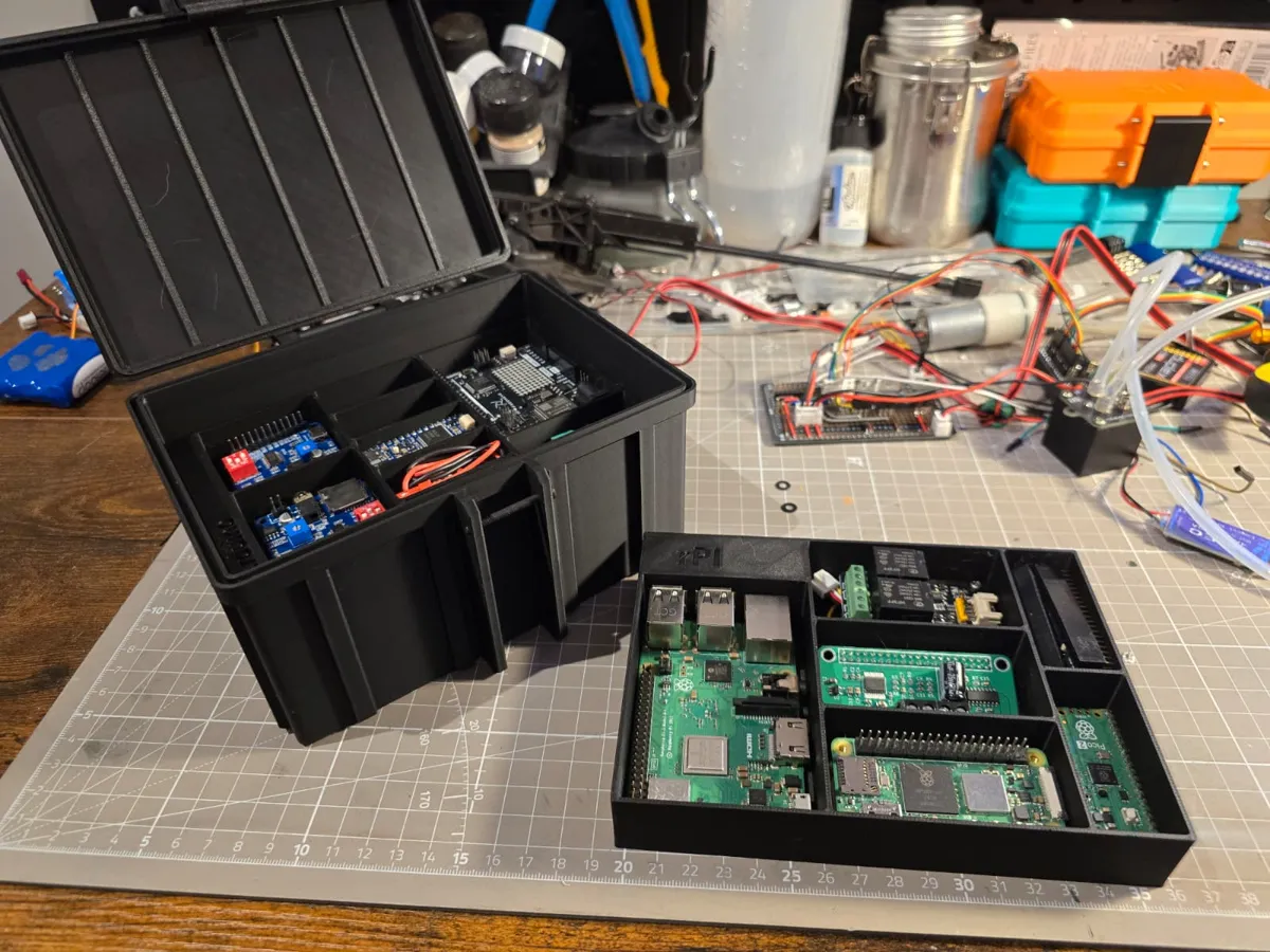 RaspberryPi/Arduino/Electronics Organizer Box - Free 3D Print Model ...