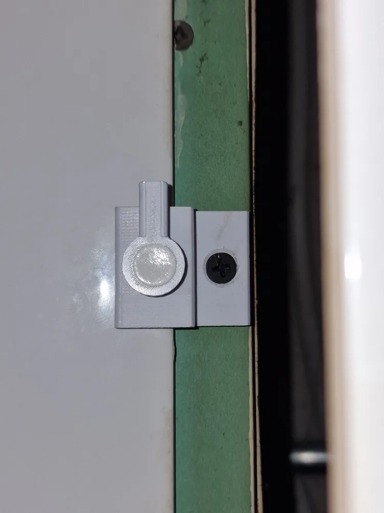 Simple Rotating Locking Cabinet Door Latch - Free 3D Print Model ...