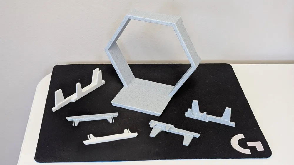 Medium Aero Hexo Shelf by Daniele MakerWorld: Download Free 3D Models