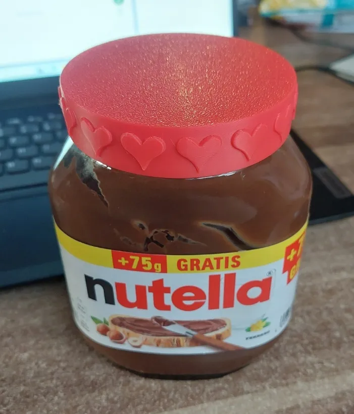 g-Lid for Nutella Glass 750g-1000g 0,4mm Nozzle by finleymeinengel ...