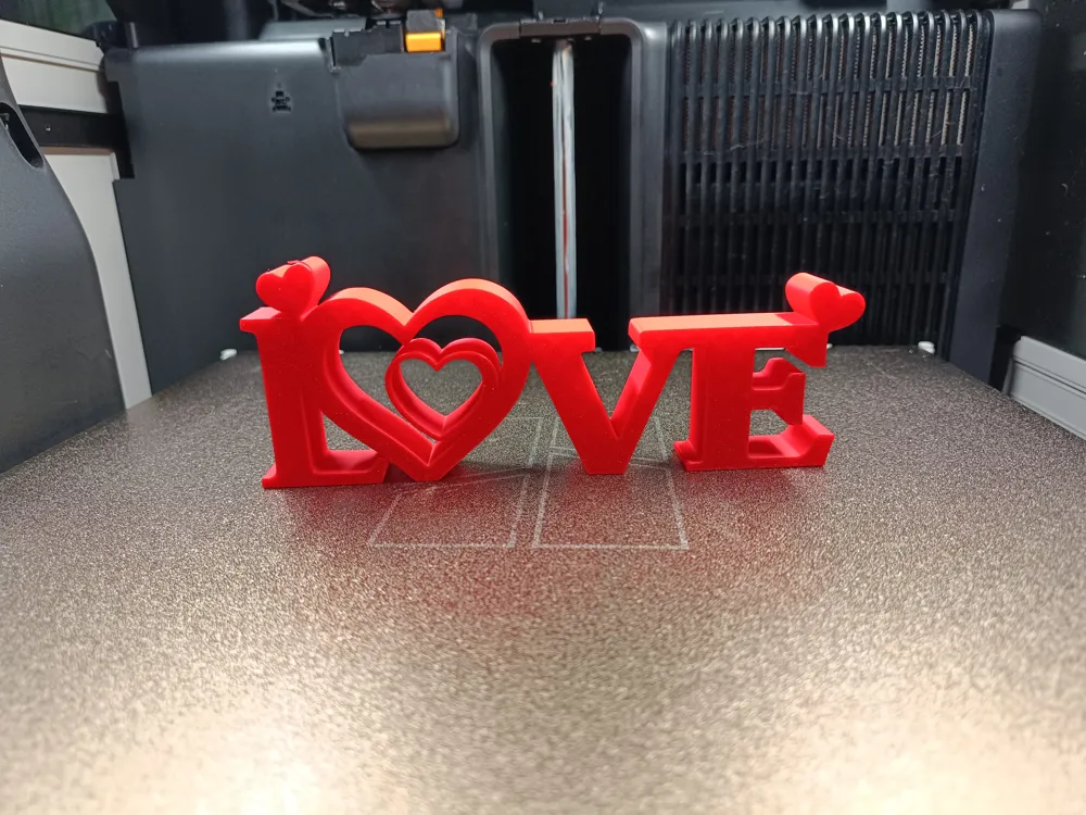 The inscription LOVE - Free 3D Print Model - MakerWorld