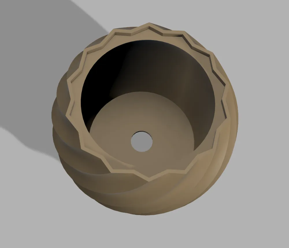 Spiral Plant Pot by addisonraak - MakerWorld
