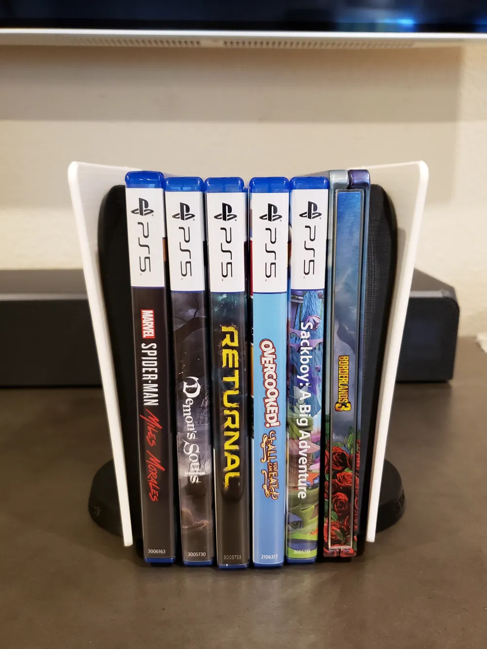 PS5 Video Game Organizer Bookends - Free 3D Print Model - MakerWorld