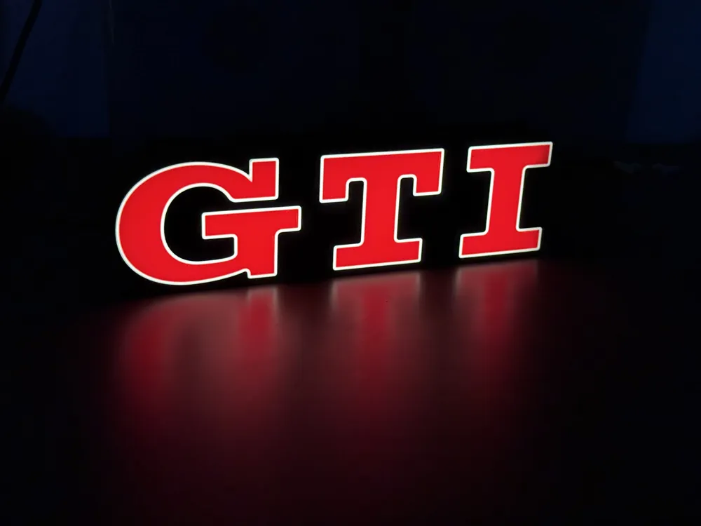 VW GTI Lightbox by dizzyMakerWorld: Download Free 3D Models