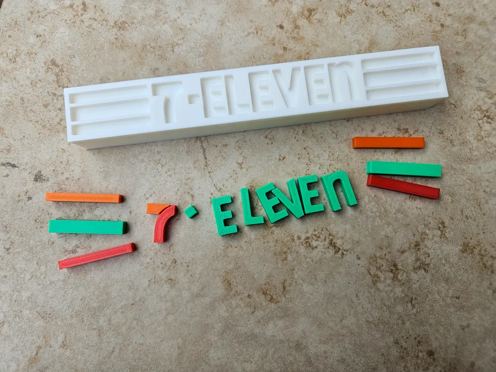 1:64 7-Eleven Storefront - Free 3D Print Model - MakerWorld