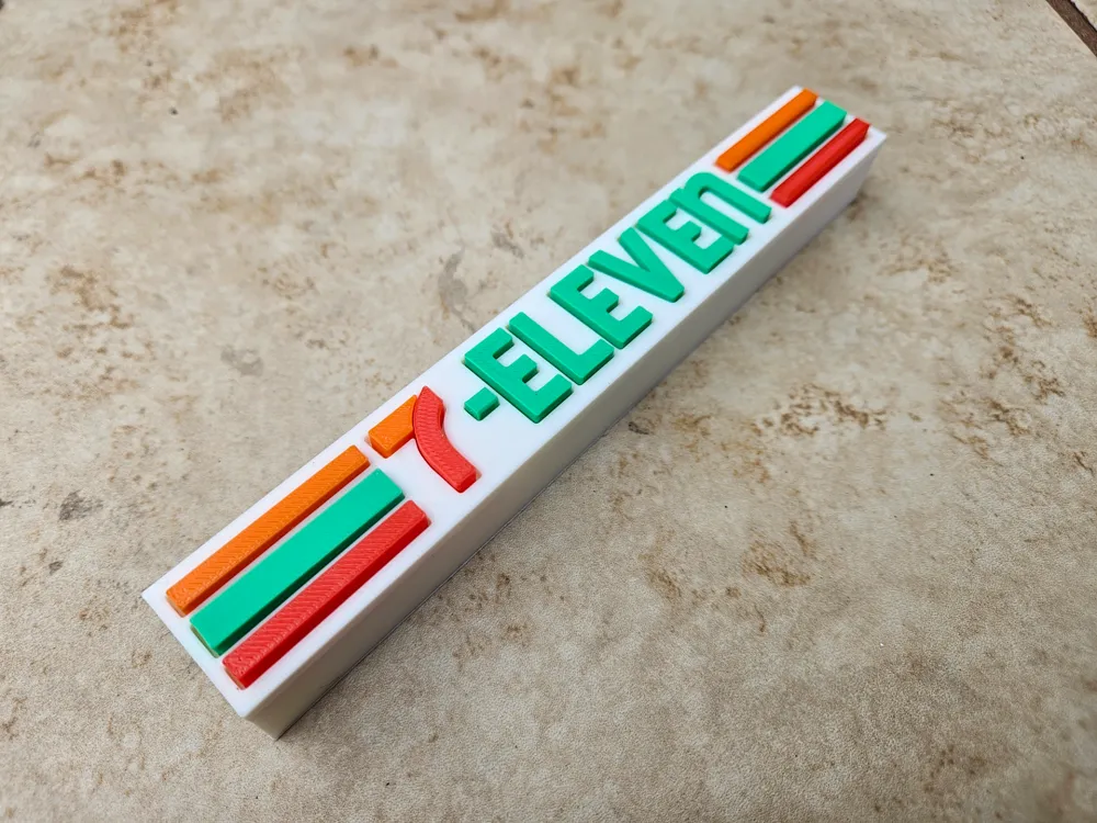 1:64 7-Eleven Storefront - Free 3D Print Model - MakerWorld