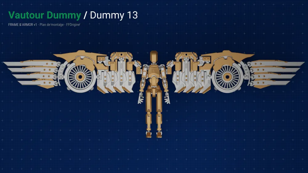 Vulture Dummy - Dummy 13 - Free 3D Print Model - MakerWorld