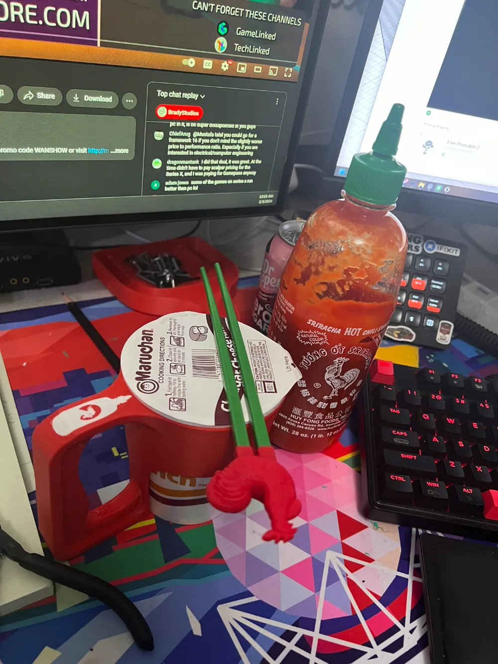 Spicy Noods Handle for Maruchan Instant Lunch Remixed by spikeon - MakerWorld