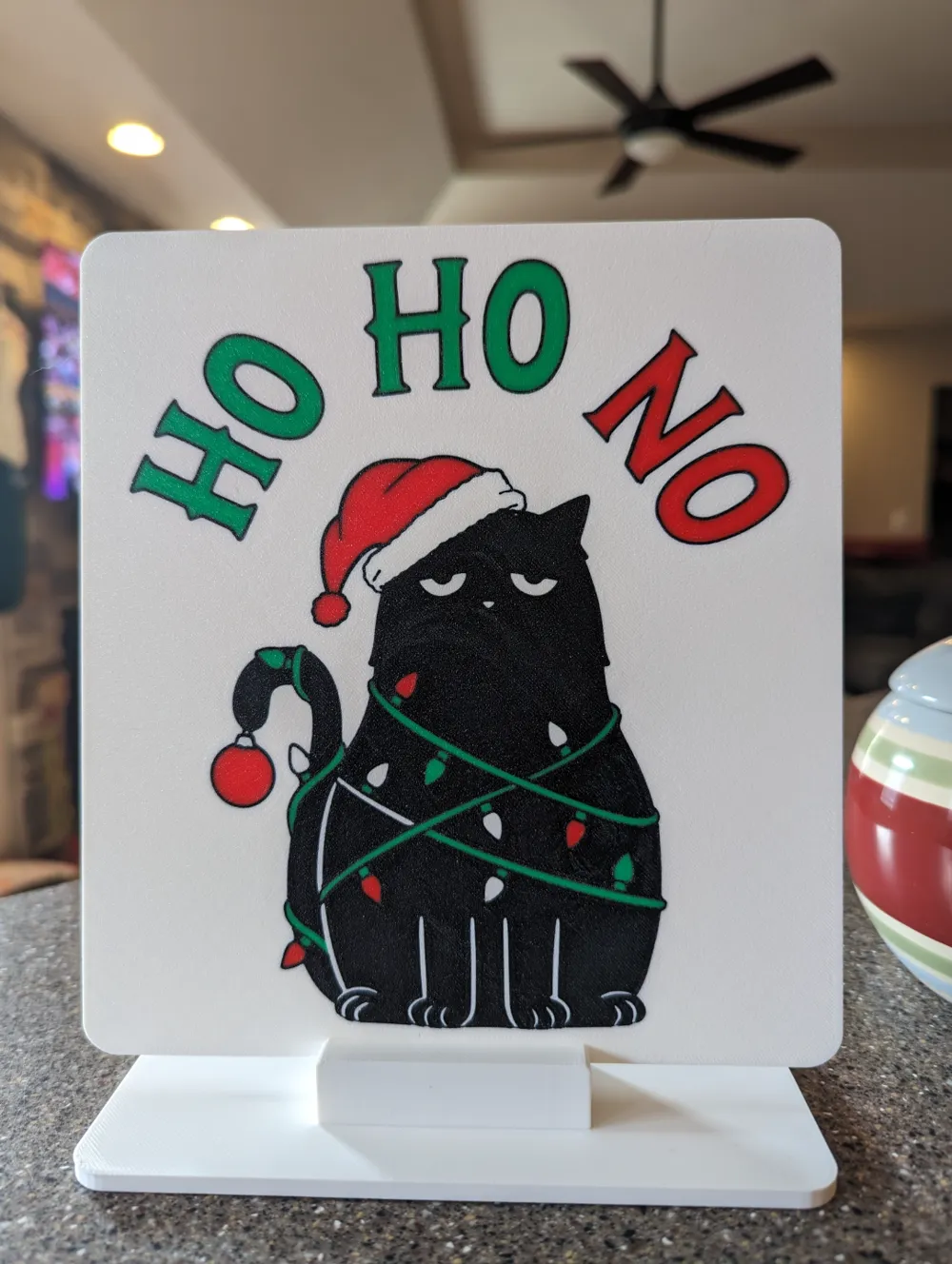 Kitty Cat Christmas HoHoNo by dakjones82 - MakerWorld