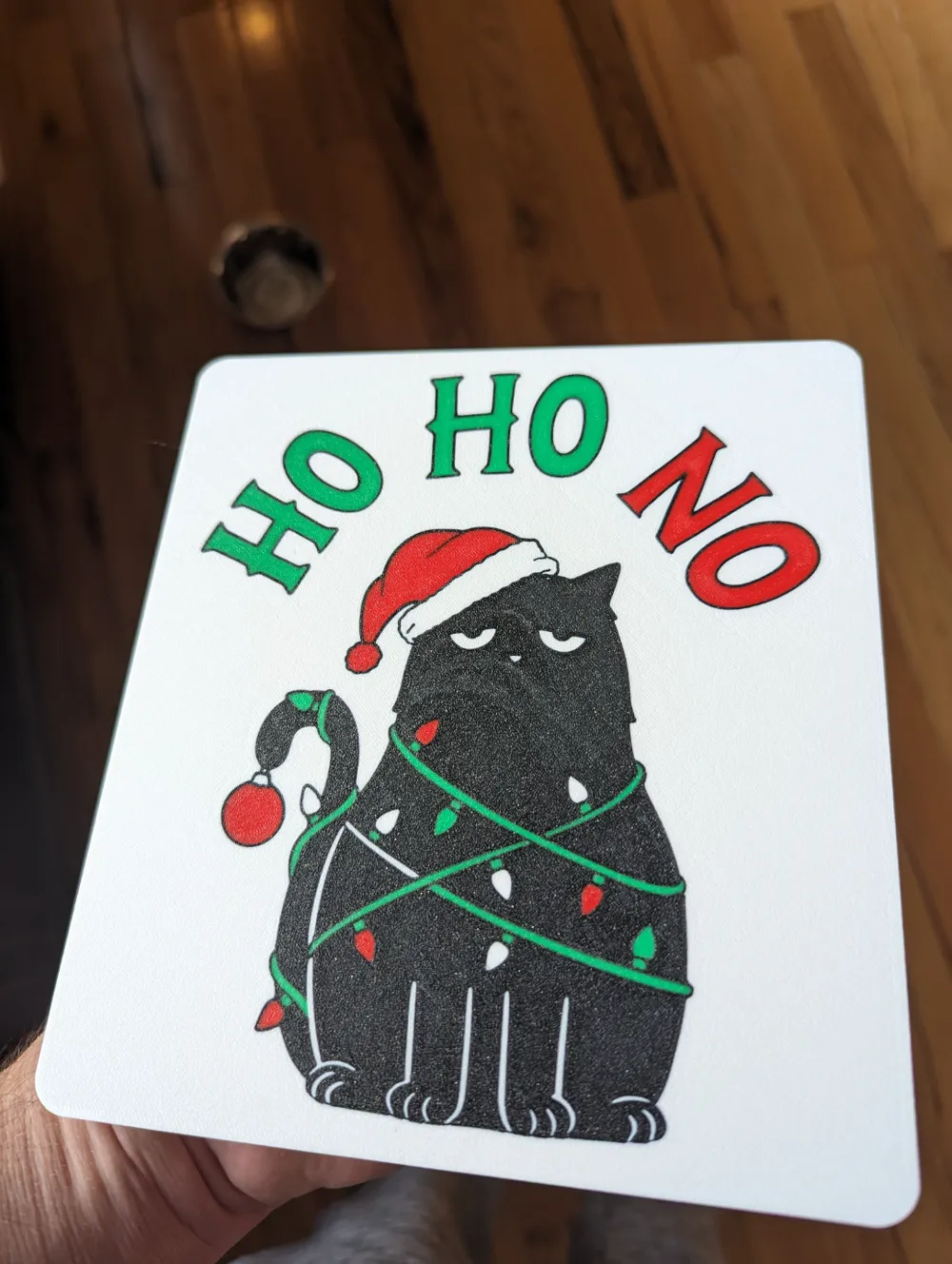 Kitty Cat Christmas HoHoNo by dakjones82 - MakerWorld