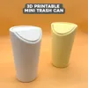3D Printable Mini Trash Can for Car and Office Use by MakeIt3D ...